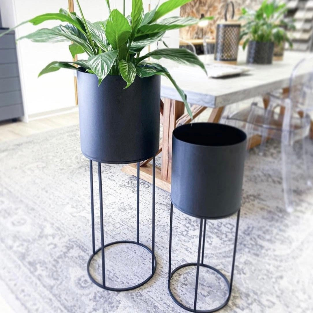 Steel Planters – Yellow Door Label